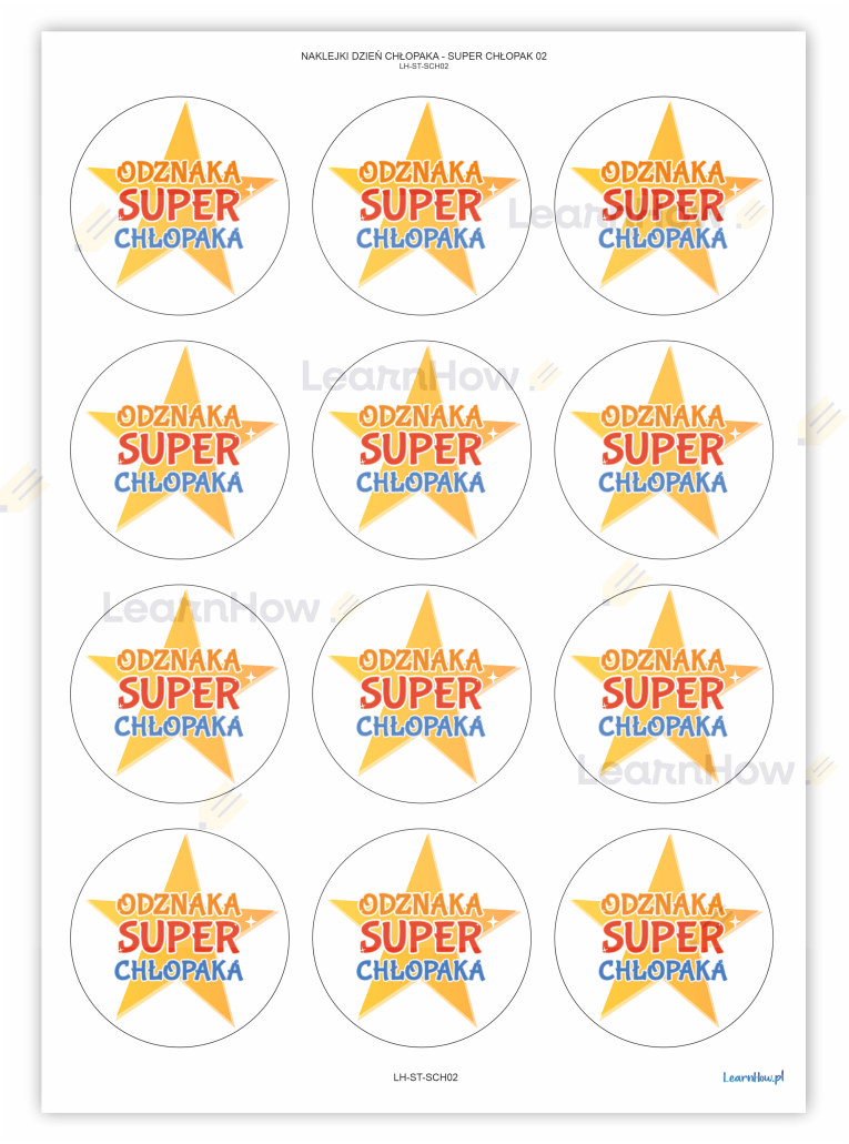 Naklejki Dzie Ch opaka ODZNAKA SUPER CH OPAKA 24 Szt 60mm naklejki-dzie-ch-opaka-odznaka-super-ch-opaka-24-szt-60mm