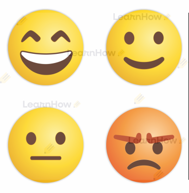 Naklejki Motywacyjne - EMOCJE EMOTKI - 88 szt. | Learnhow.pl